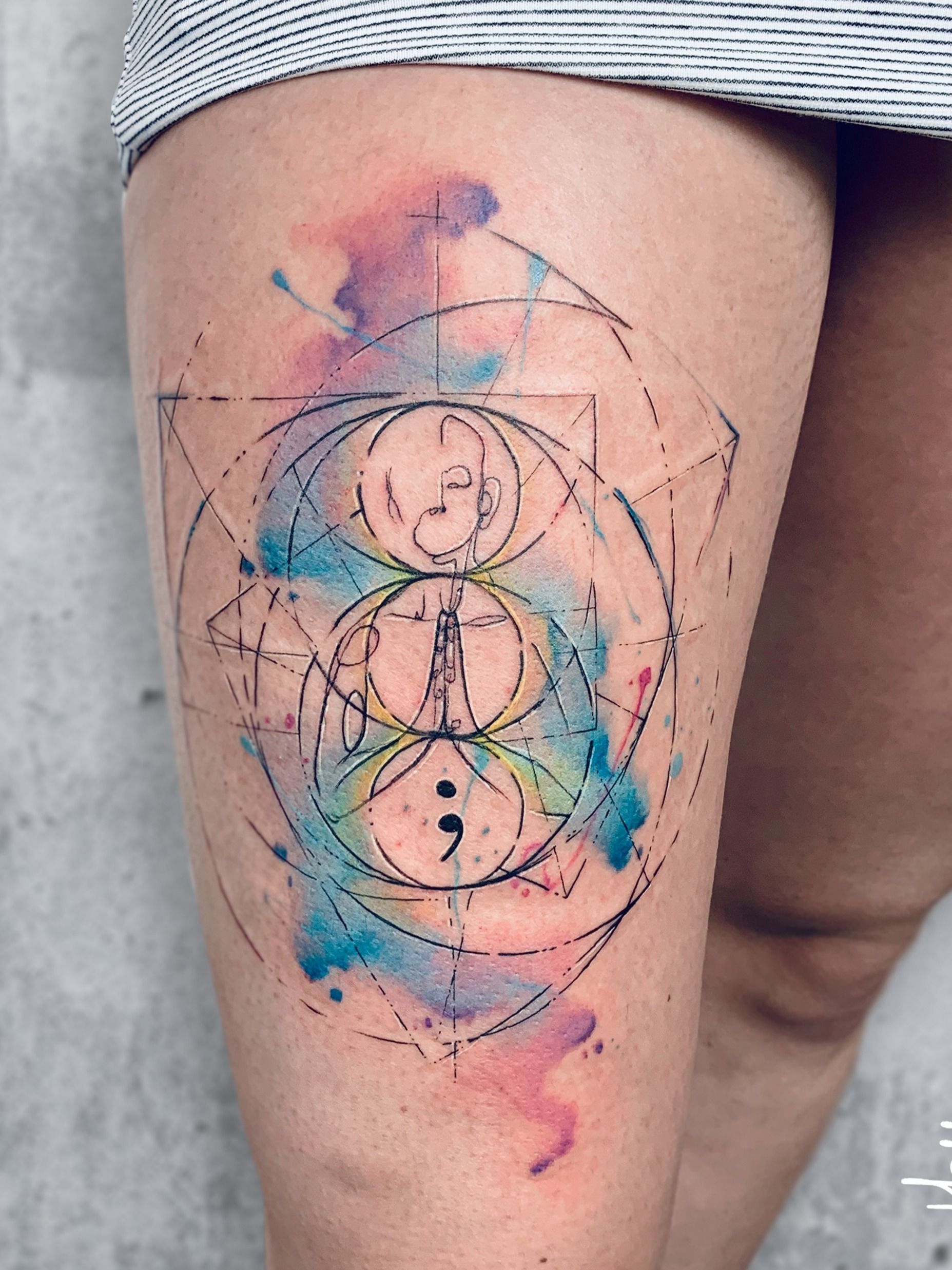 Abstract Geometric Tattoo • Tattoodo
