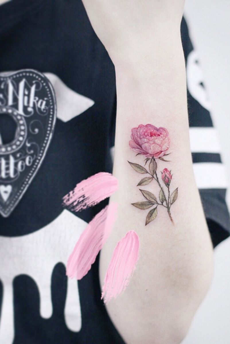Tattoo uploaded by Miss Nika • English rose as the traditional symbol ...