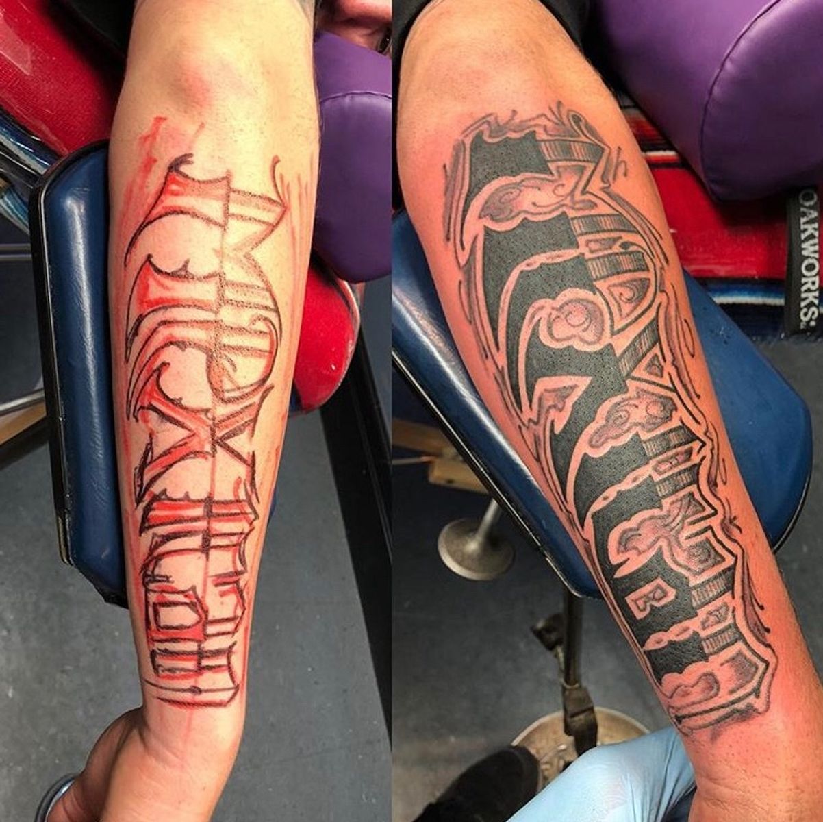Tattoo uploaded by Jonny • Mexican freestyle lettering • Tattoodo