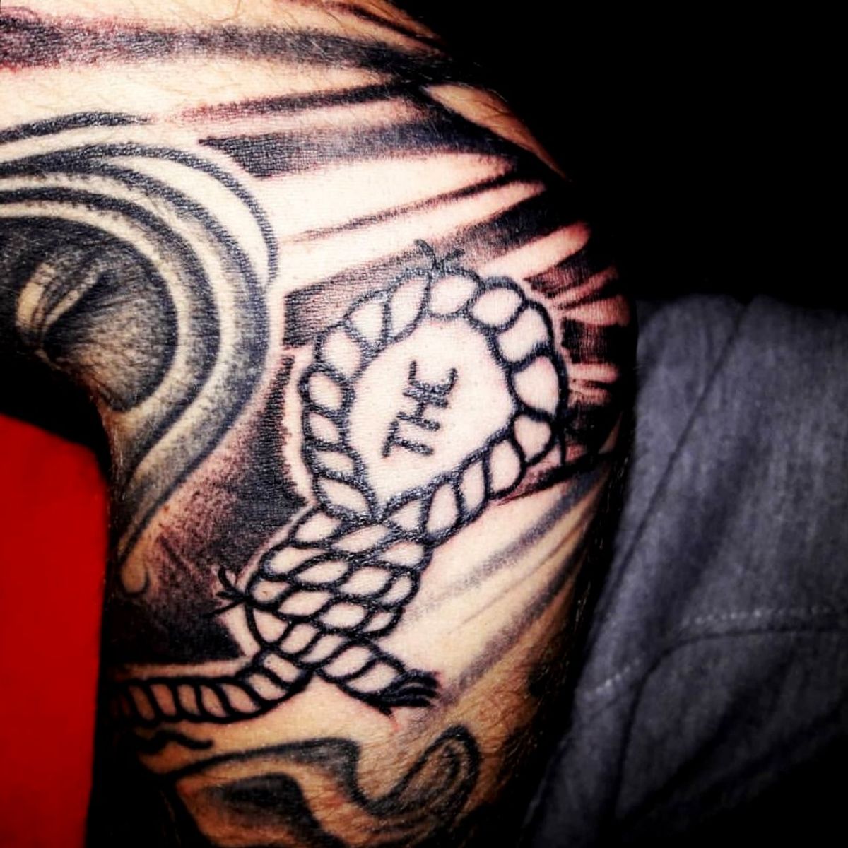 Tattoo uploaded by MonkeyTattoo • THC...#tattooart #Black #blackwork ...