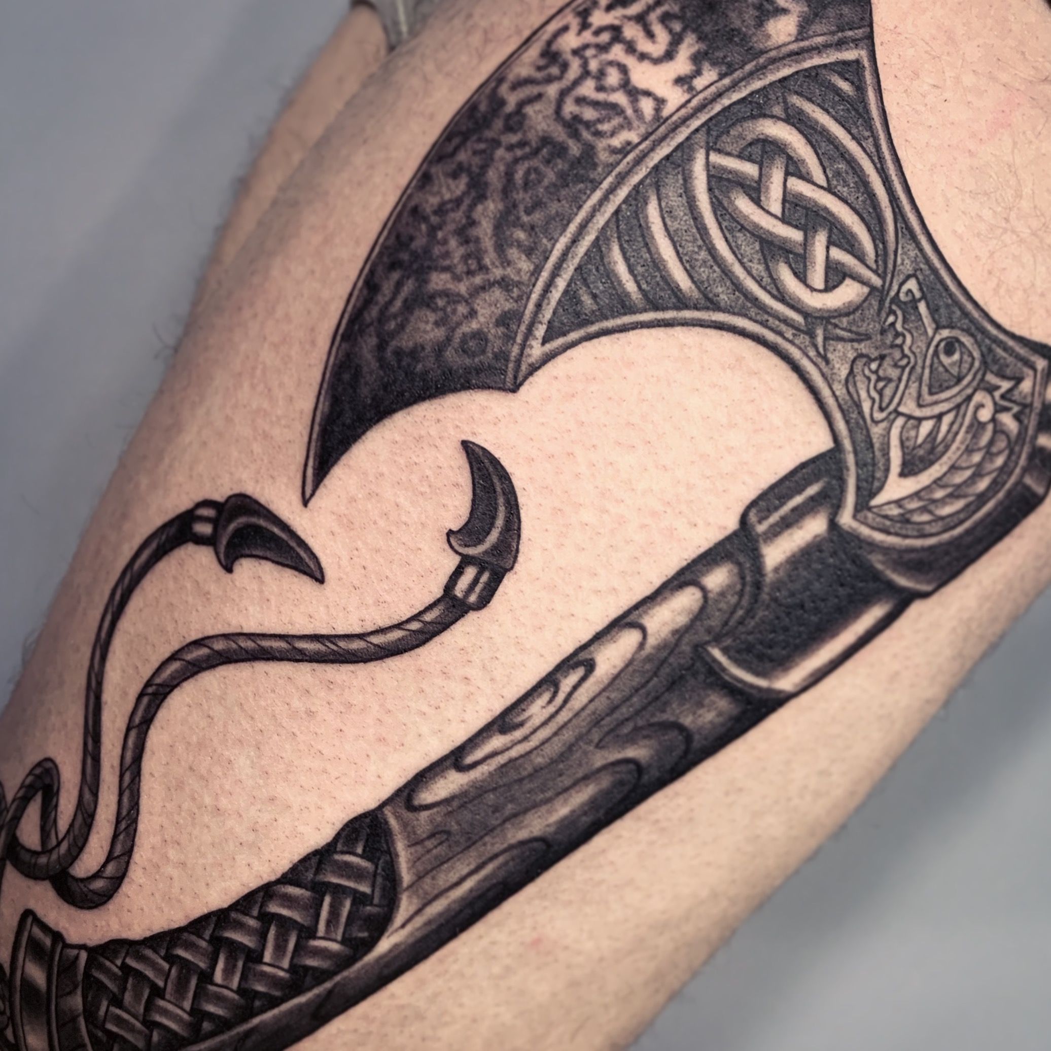 Bearded axe tattoo - Bronctattooaus.com