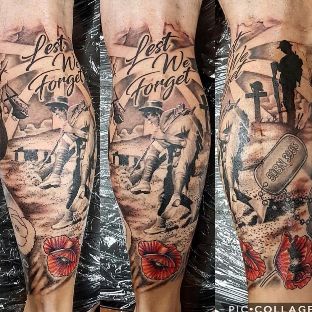 Anzac Digger Tattoos