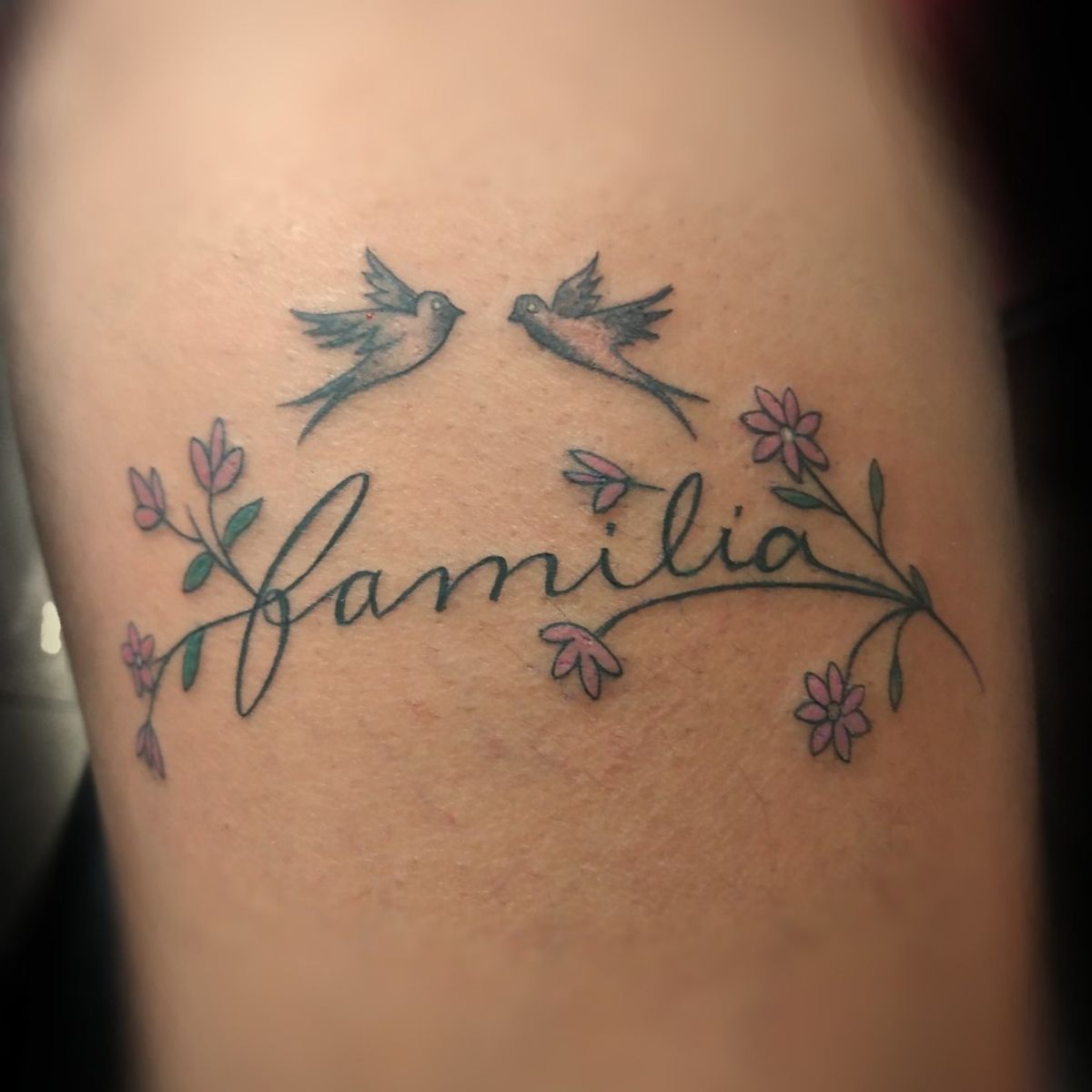 Tattoo uploaded by Black Sails Tattoo Isla Mujeres • Fine lettering ...