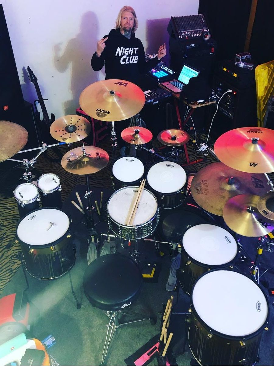 Tattoo uploaded by Justine Morrow • Joe Letz drumkit #JoeLetz # ...