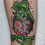 Tattoo uploaded by Tattoodo • Rat Fink tattoo by Jacob Spivey # ...