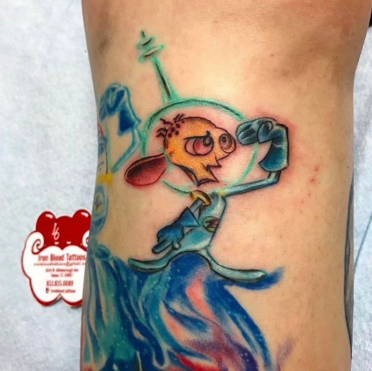 Tattoo uploaded by Oscar Soriano • Ren from “ Ren & Stimpy’s Space ...