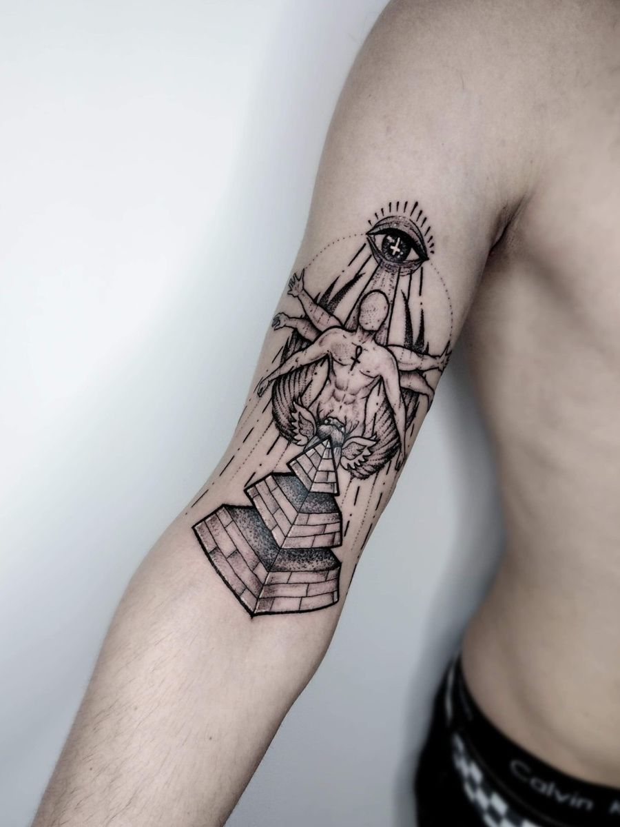 Tattoo uploaded by aNexss • Illuminati Illuminaty Ocultic Symbol ...