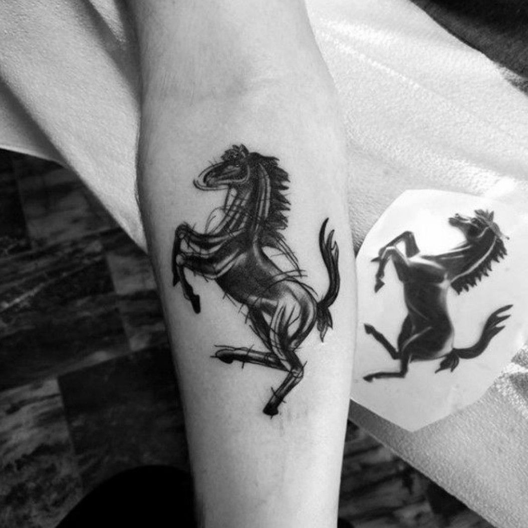 Ferrari Horse Tattoo