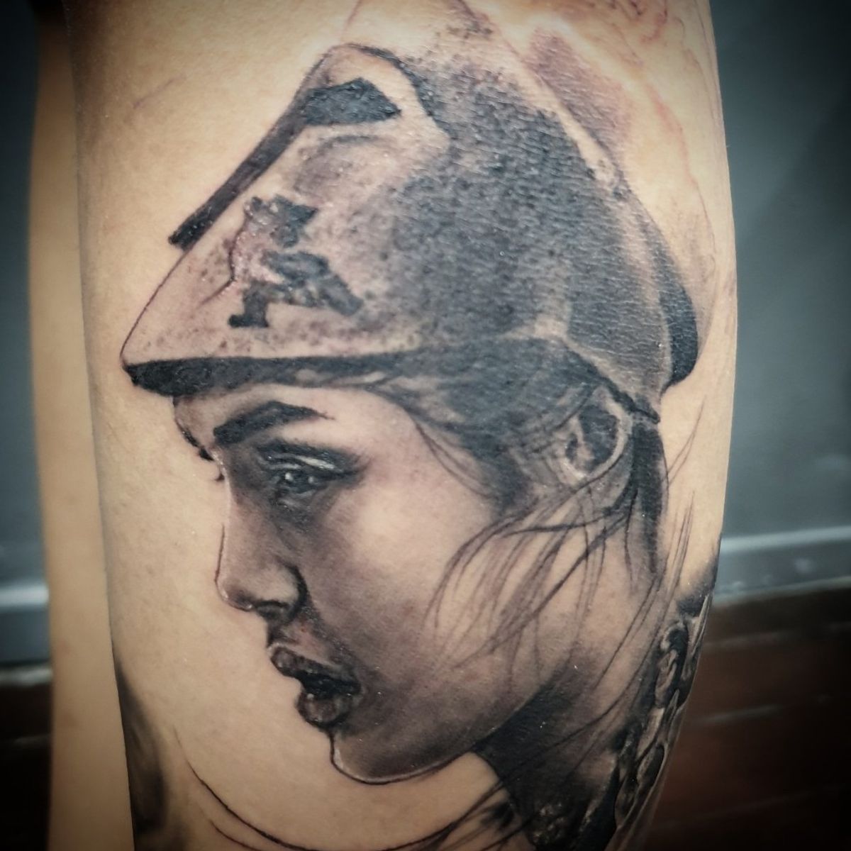 Tattoo uploaded by Barry Ho • Athena in progress • Tattoodo
