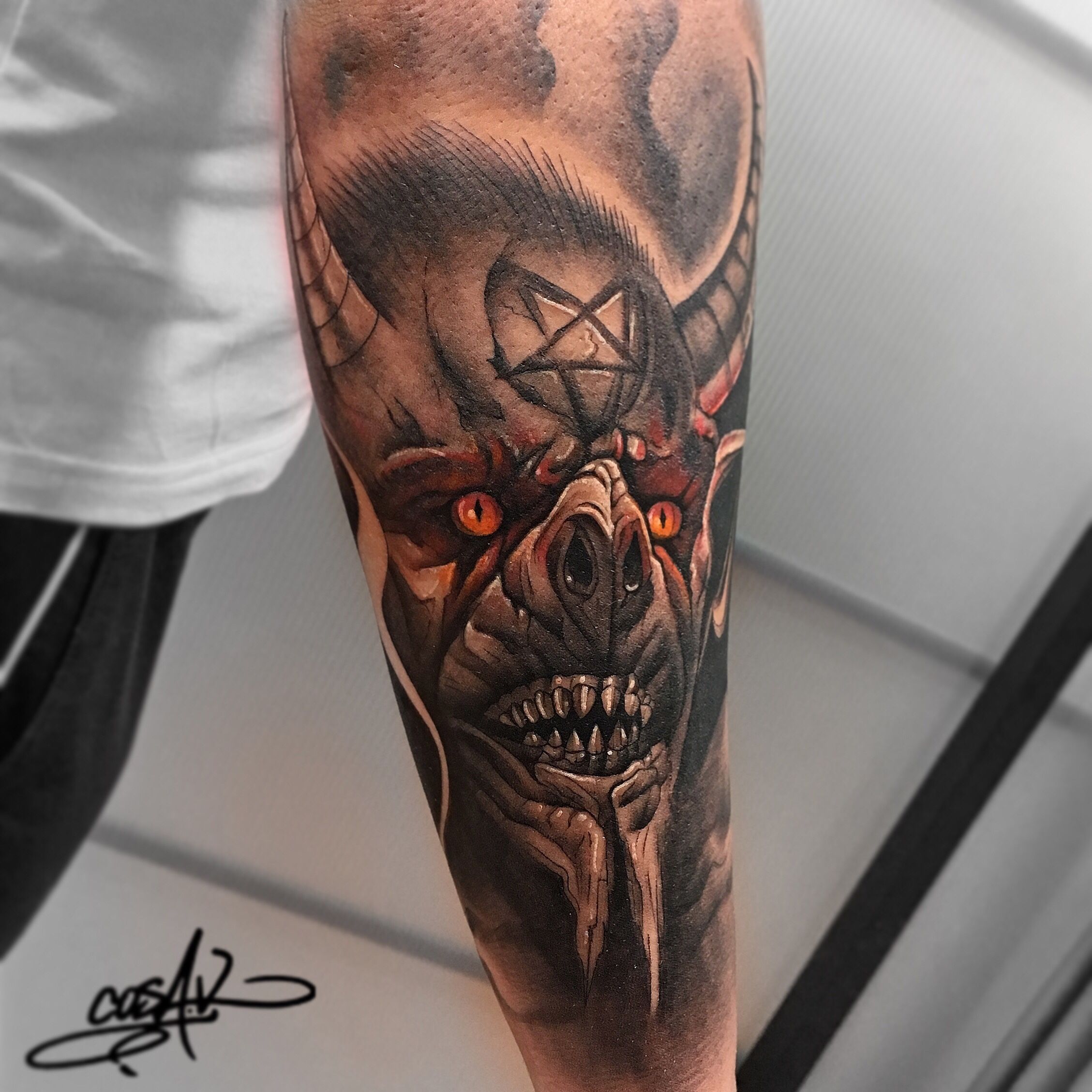 Tattoo uploaded by Fran Castro "Cosa.v" • Tattoodo