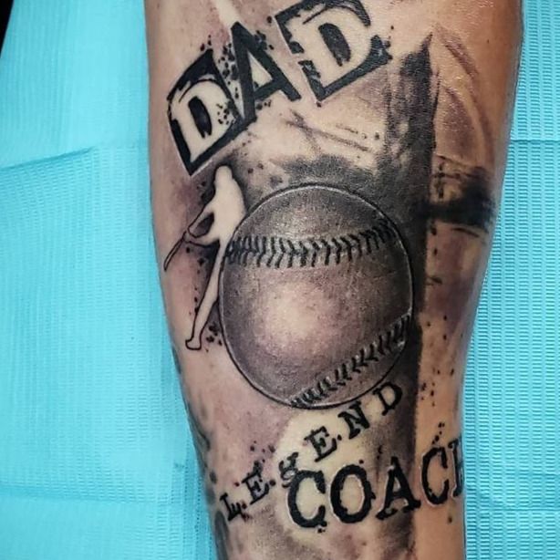 Softball tattoo ideas - Bronctattooaus.com