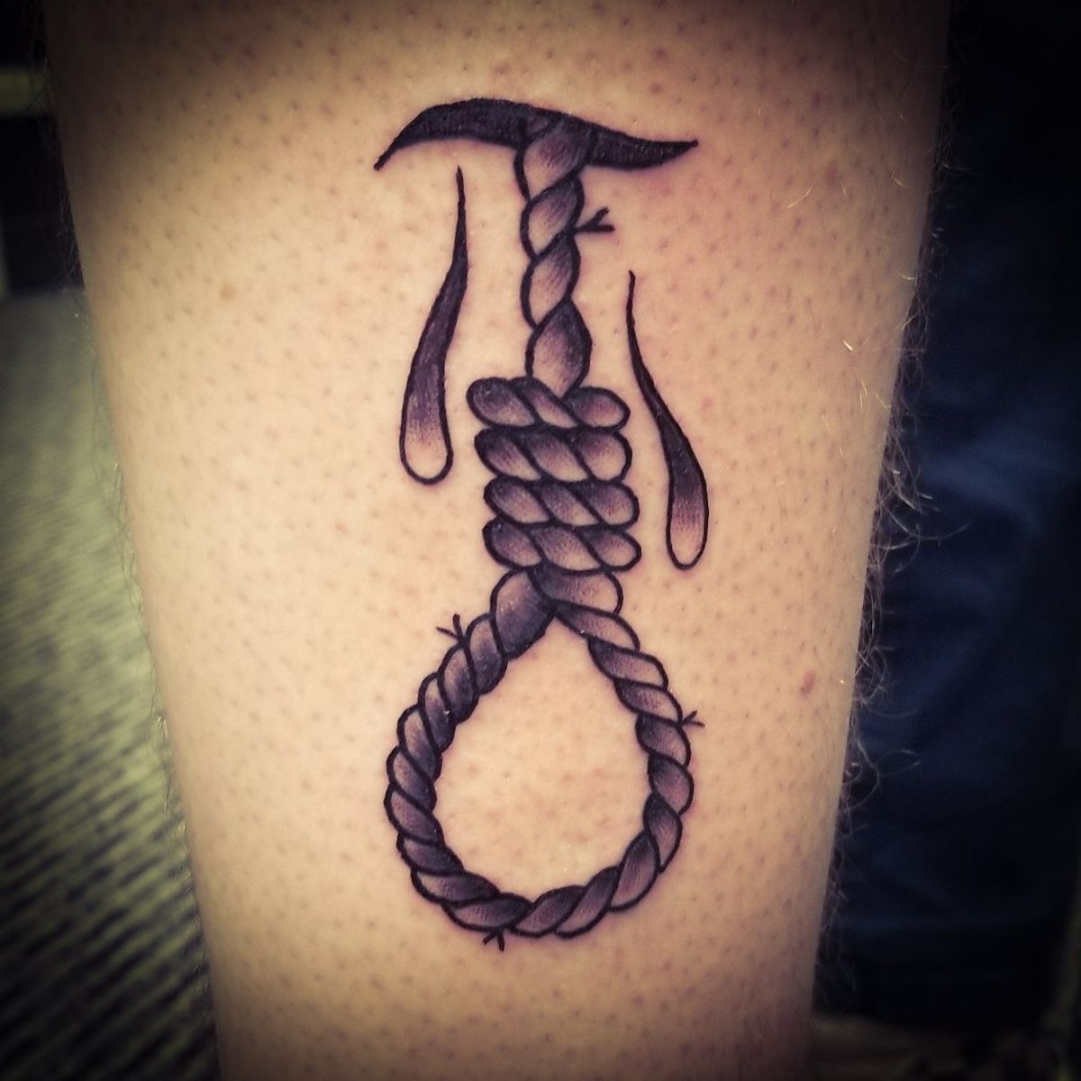 Tattoo uploaded by Dani Rae • Traditional noose piece • Tattoodo