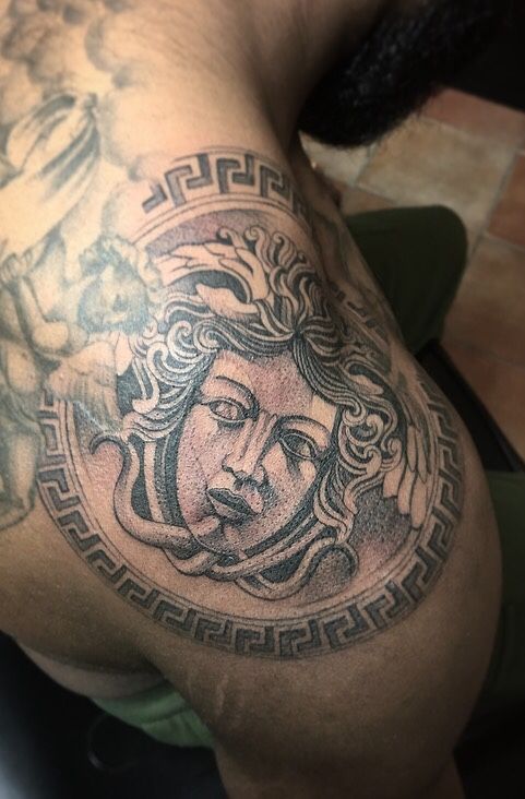 Versace Medusa Tattoo