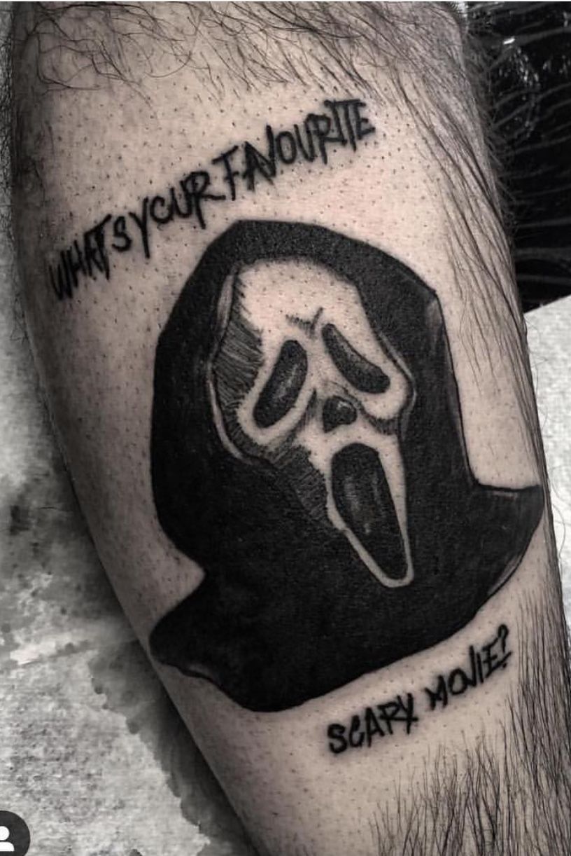 Scream movie tattoos - Bronctattooaus.com