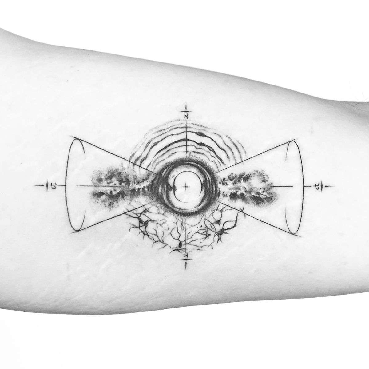 Tattoo uploaded by Peter Laeviv • • S N G L R T Y • From the observer's ...