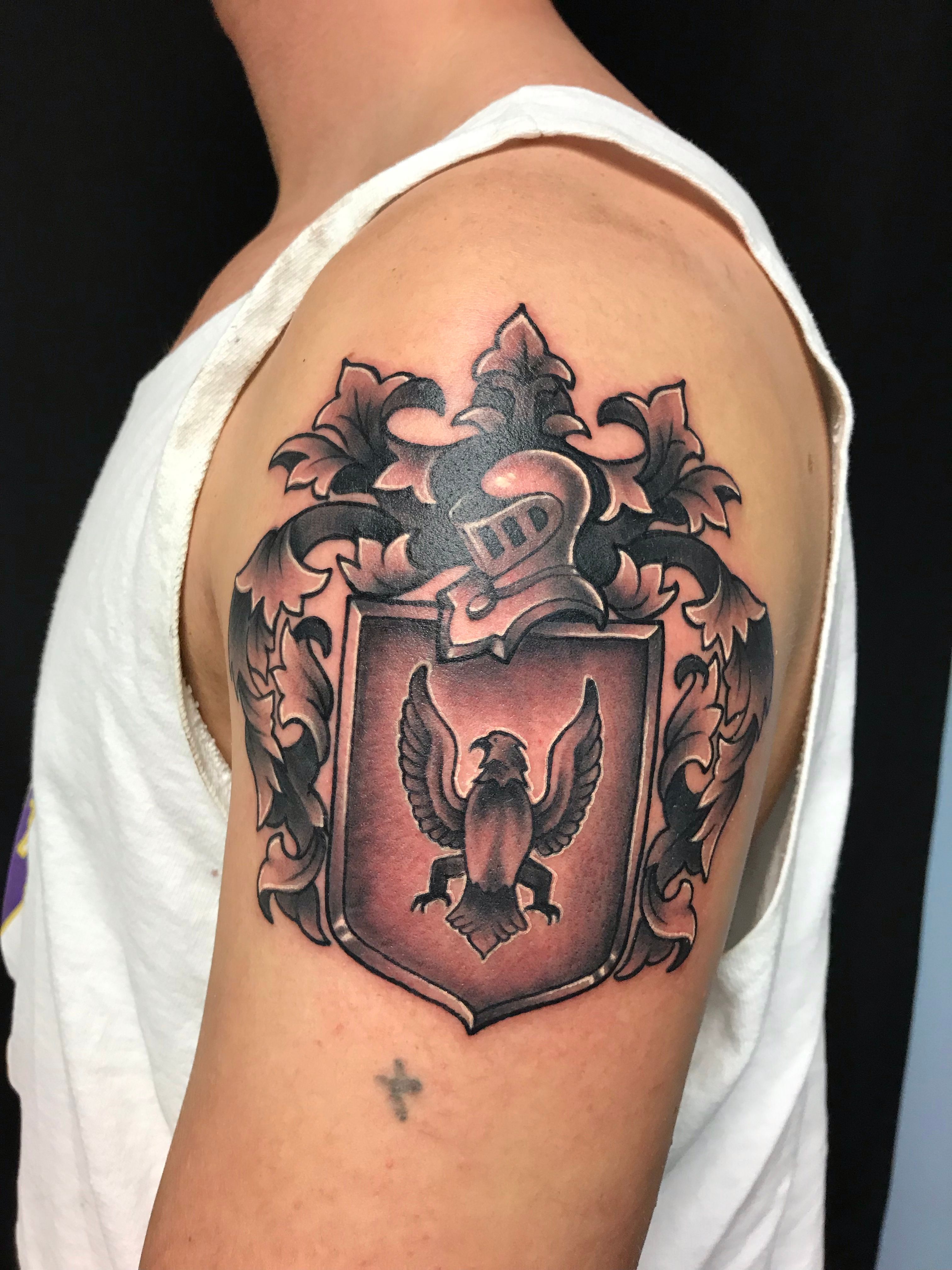 Dragon Shield Tattoo