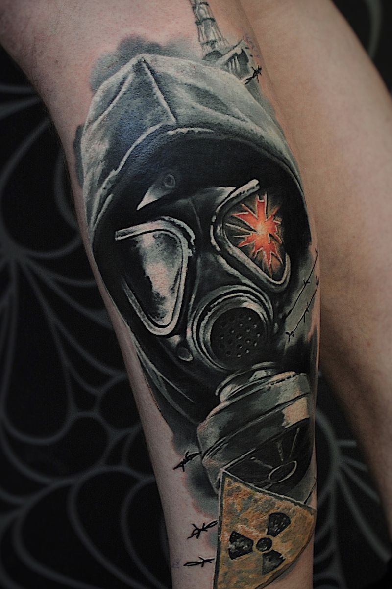 Tattoo uploaded by Artem Marchenko • Chernobyl theme #chernobyl#stalker ...