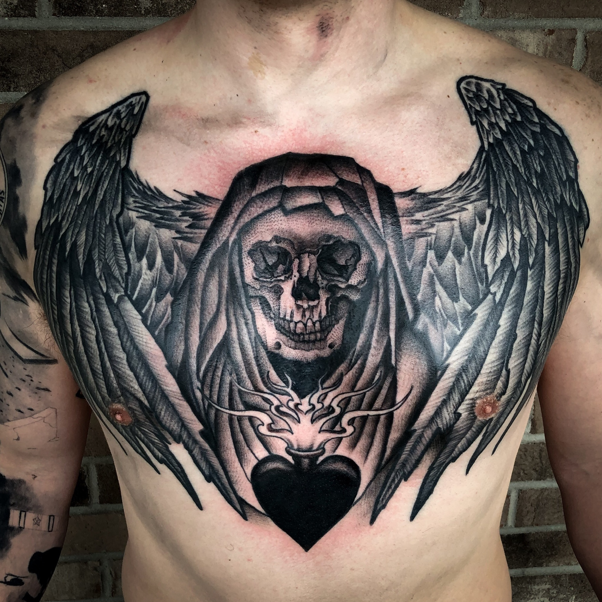 Share 60 Grim Reaper Chest Tattoo Incdgdbentre