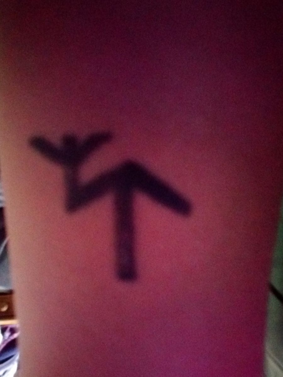 Tattoo uploaded by Melanie Myer • A bindrune for protection Contains ...