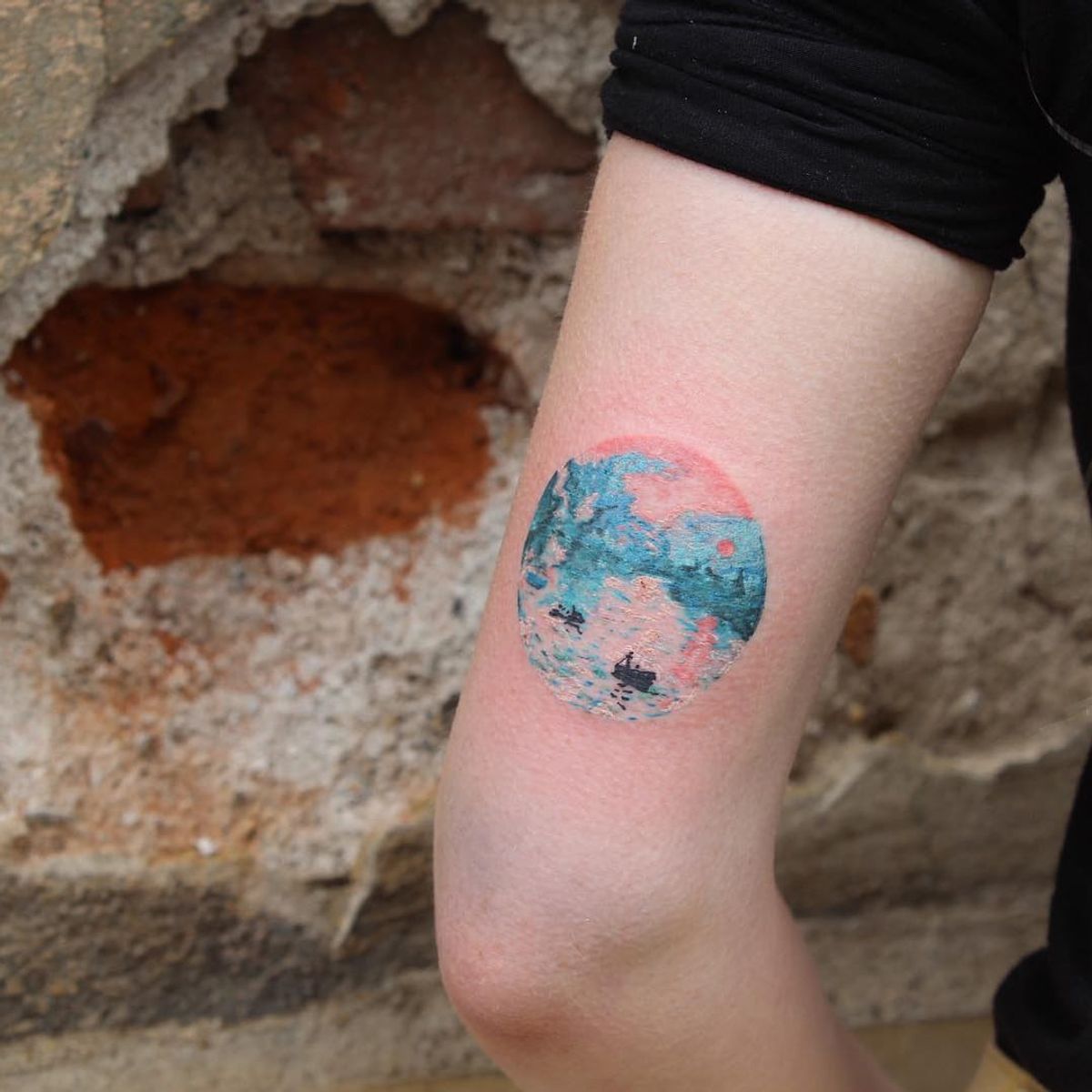 Tattoo uploaded by Tattoodo • Monet tattoo by neumimplavat # ...