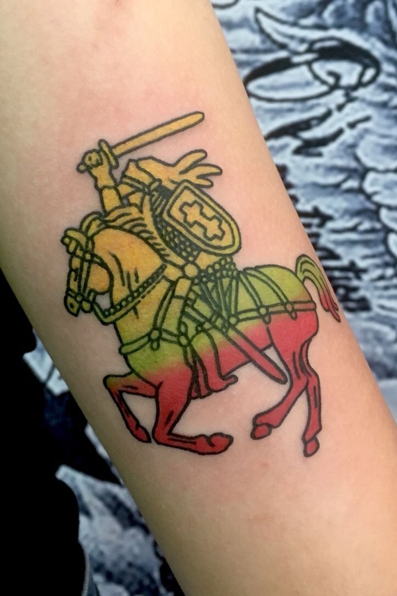 Tattoo uploaded by Chanan Petchy Tokrisna • Lithuania knight by Tony ...