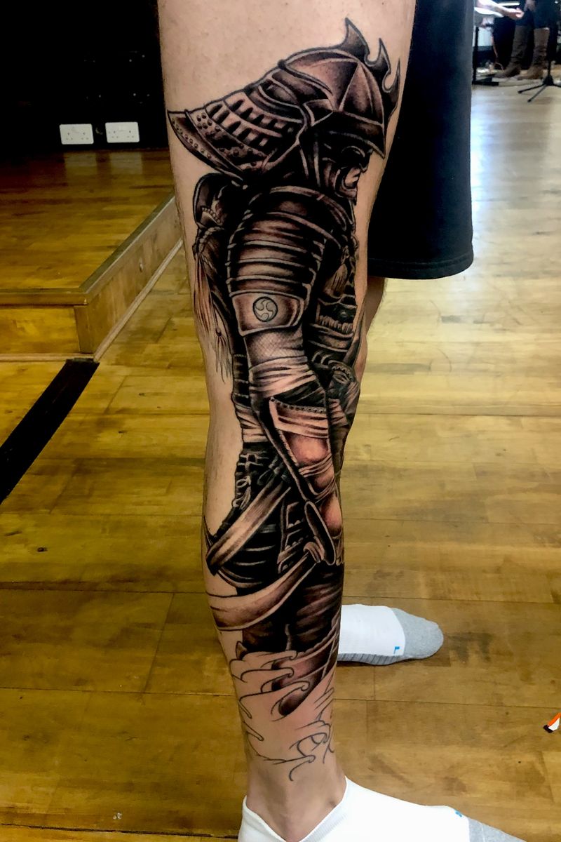 Tattoo uploaded by Rhys Gallagher • Samurai Tattoo Completed # ...