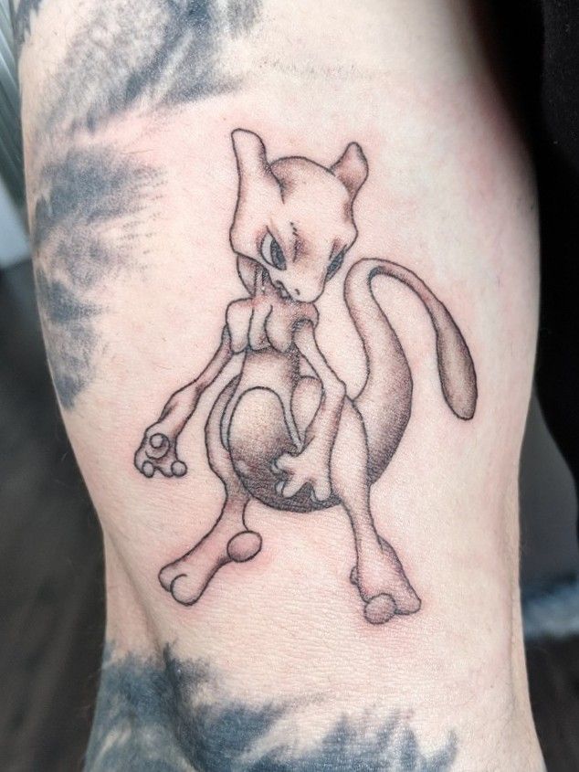 Mewtwo And Mew Tattoo