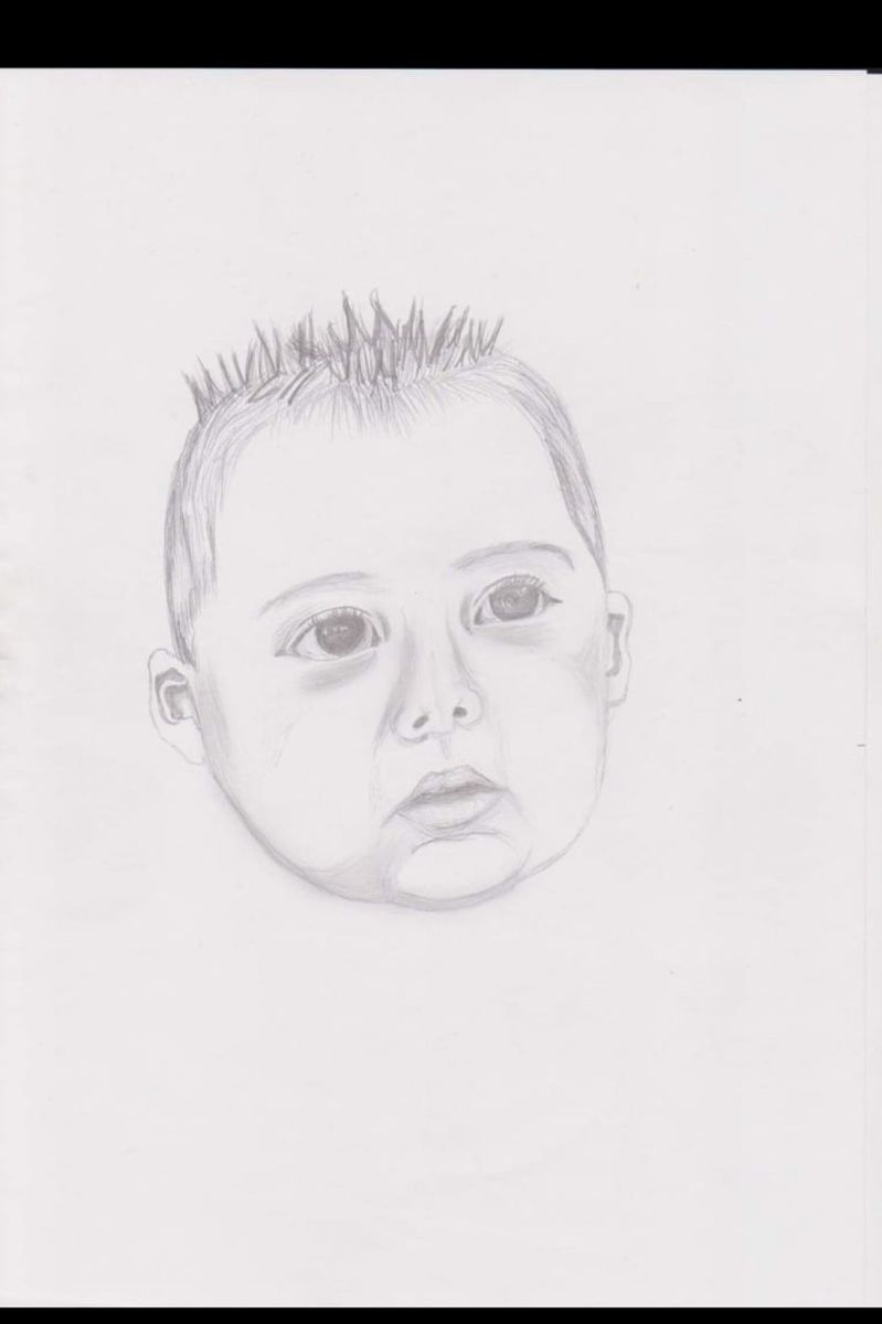 Tattoo uploaded by Scott Uren • A rough sketch of my son • Tattoodo