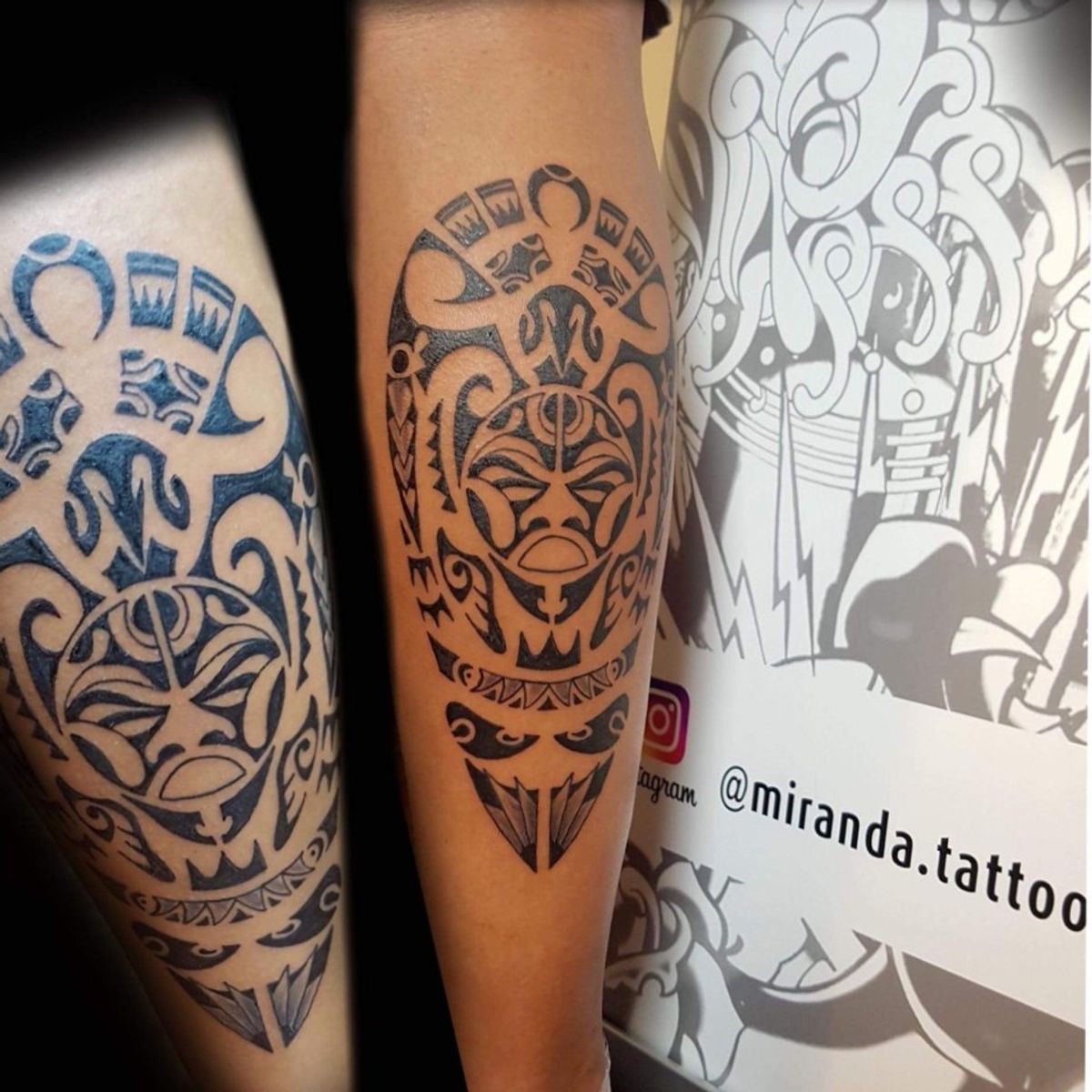Tattoo uploaded by Miranda.Tattoo • Maori on leg • Tattoodo