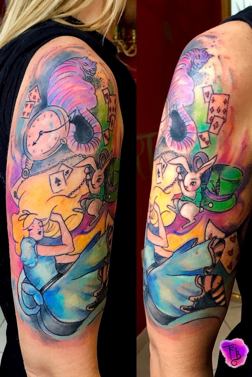 Tattoo uploaded by Francesca Tembo • Alice in wanderland • Tattoodo