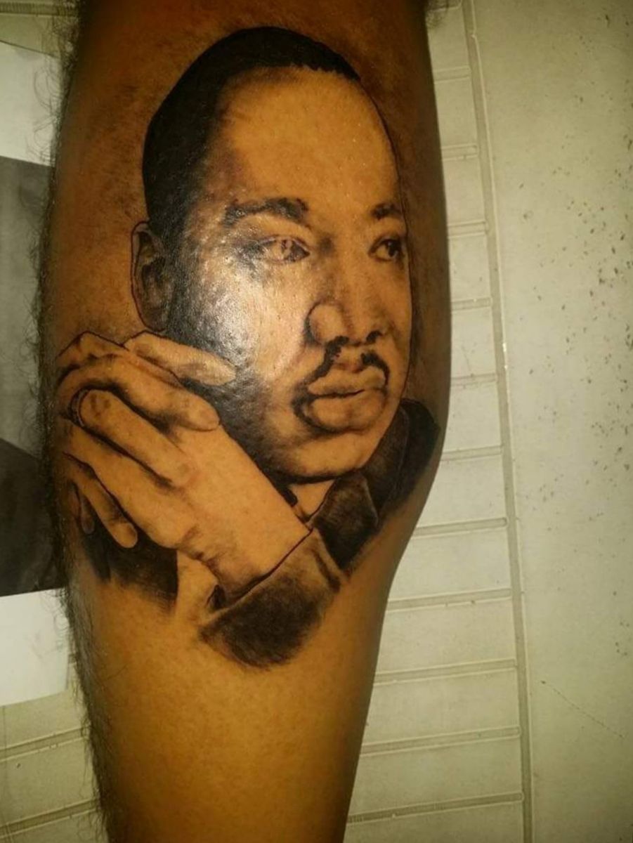 Tattoo uploaded by Javier Mendoza • Dr. Martin Luther The king ...