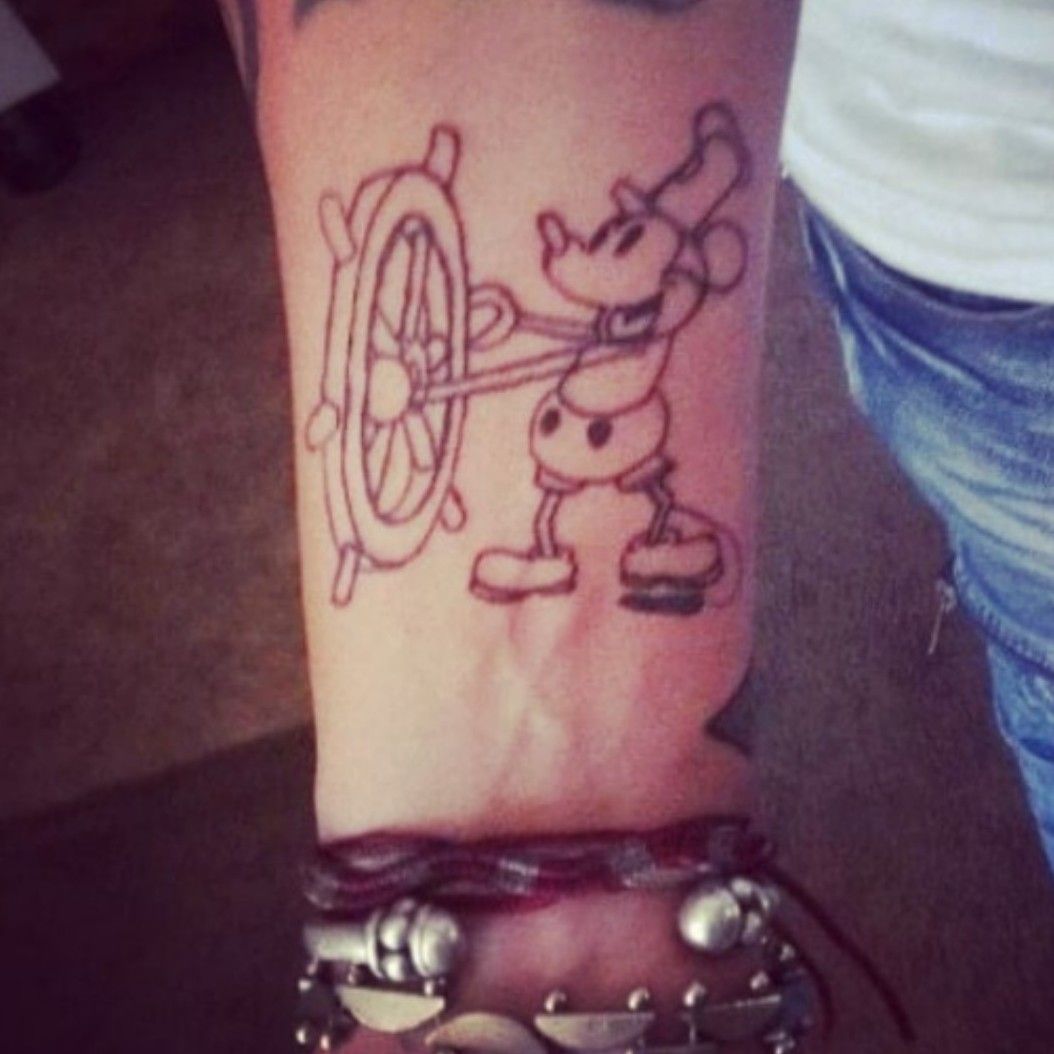 Steamboat Willie Tattoo