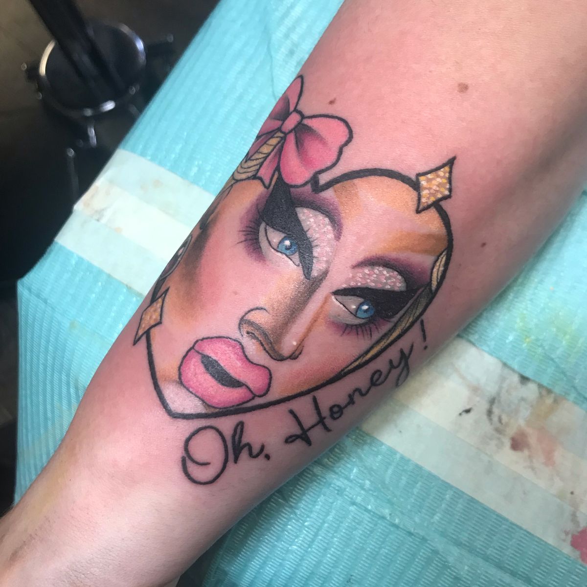 Tattoo uploaded by Emily Rose Vachon • One of my Drag Queens designs ...