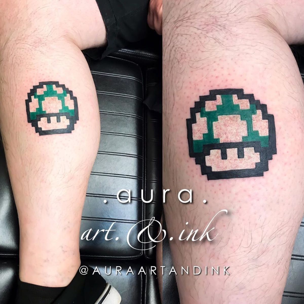 Tattoo uploaded by Aura Art & Ink • 8 bit 1Up Mushroom by Clorae ...