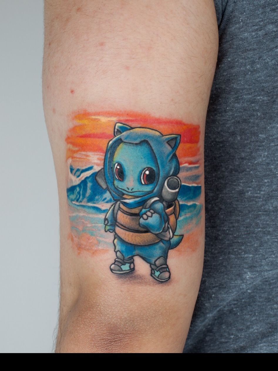 Pokemon Squirtle Tattoos Tattoo Uploaded By Xavier • Tattoodo