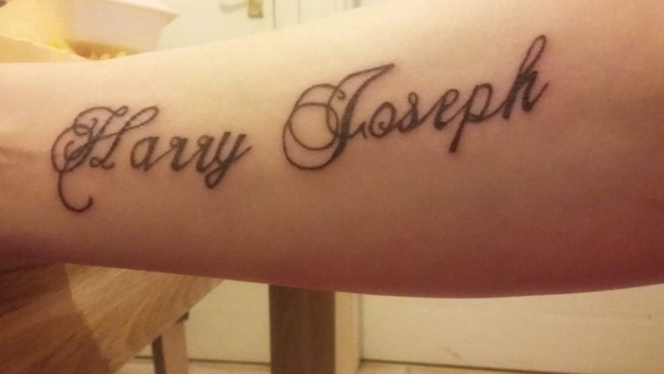 Tattoo uploaded by Artistic Endeavour • Hand Drawn - Script Style Black ...