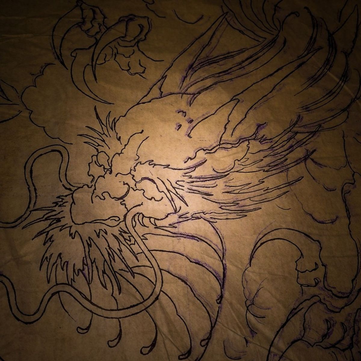 Tattoo uploaded by Goran Ivić • 🇬🇧 Japanese dragon drawn with a ...