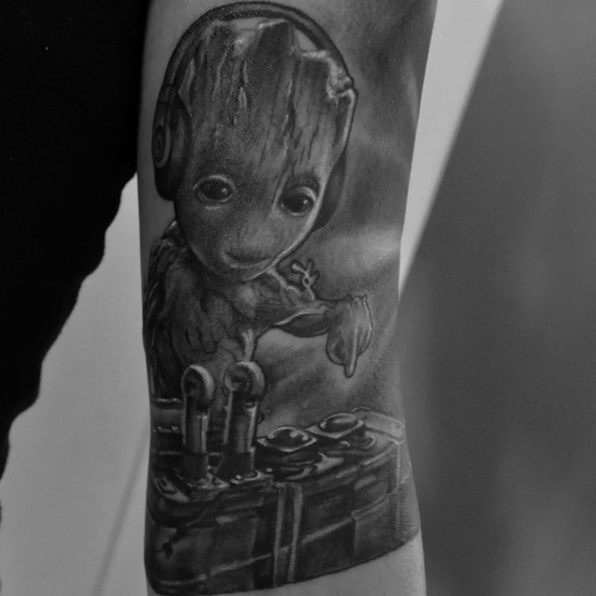 Tattoo uploaded by Art by Eli Rutten • Baby Groot! • Tattoodo