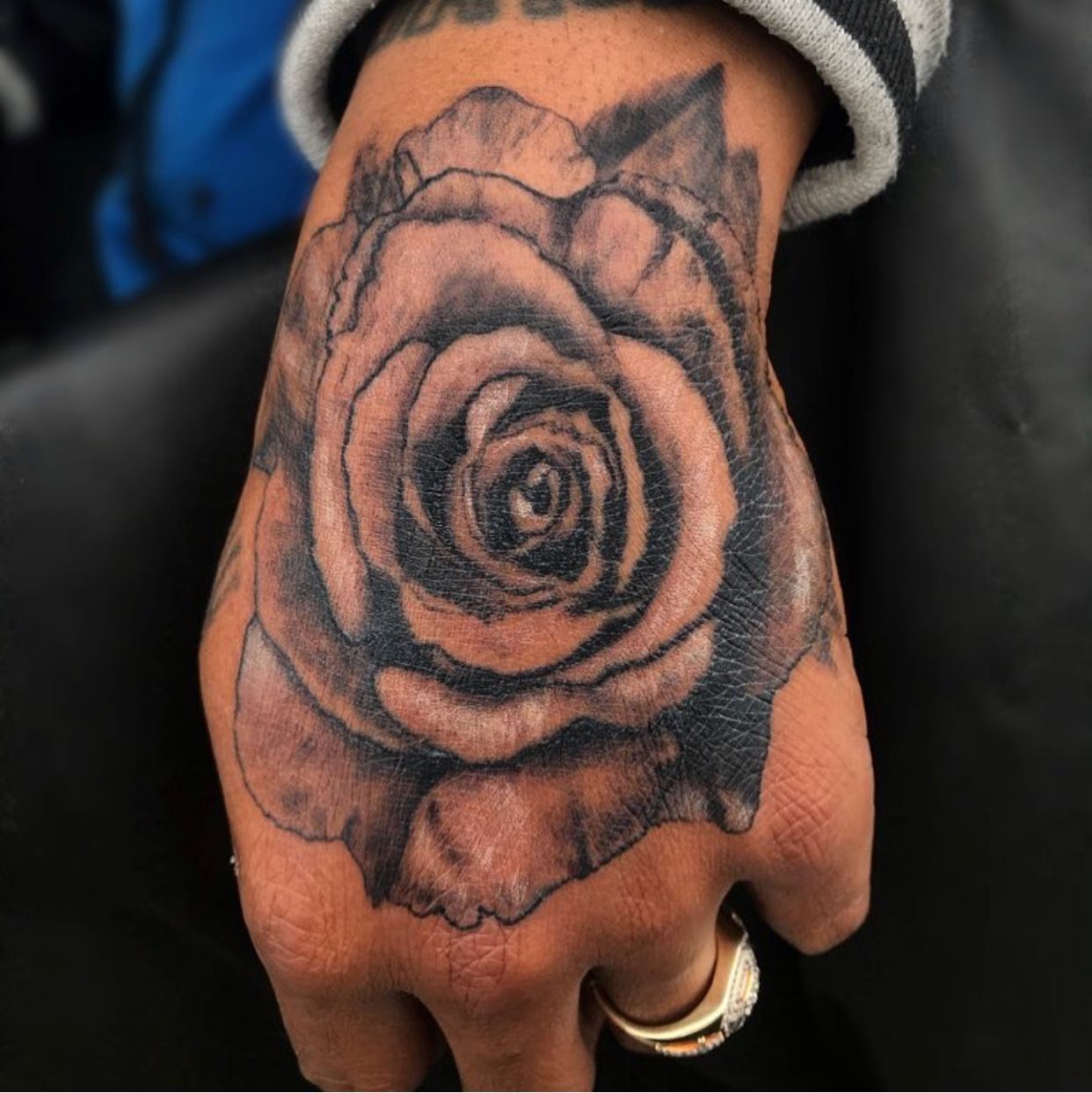Rapper hand tattoos - Bronctattooaus.com