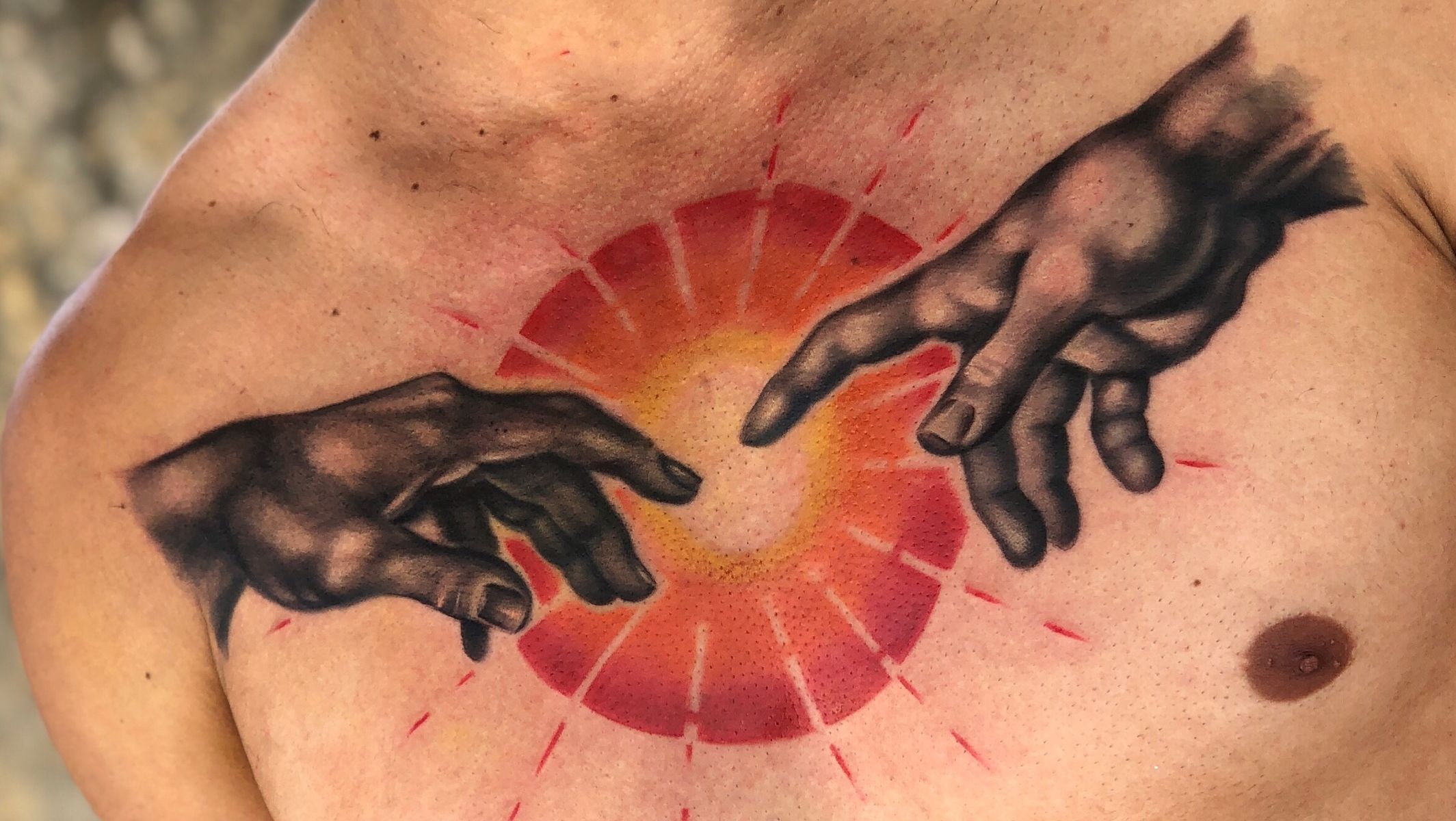 Tattoo uploaded by Hector Rodriguez Goderich • La creación de adan ...