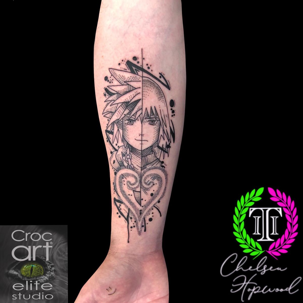 Tattoo uploaded by Chelsea Hopwood • Sora/Riku (Kingdom Hearts) #gamer ...