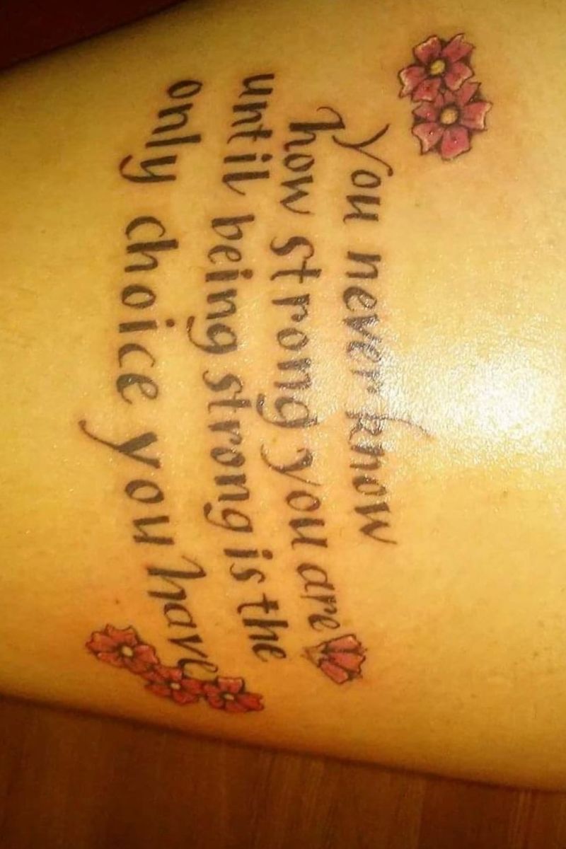 Tattoo uploaded by Bree Marie • Lettering • Tattoodo