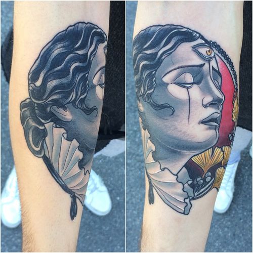 Victorian Lady Tattoo Tattoo Uploaded By Tattoodo • Tattoodo
