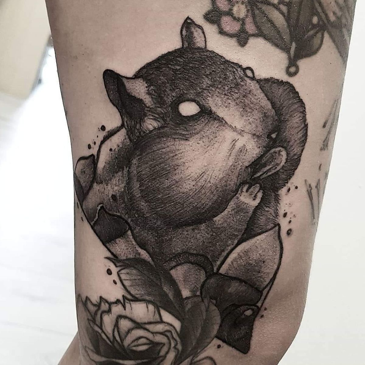 Tattoo uploaded by Jean Carcass • Chipmunk • Tattoodo