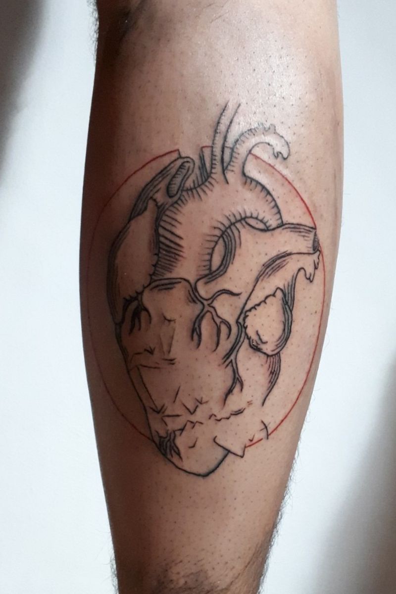 Tattoo uploaded by Sigrid Mira tattoo • 1°sesión corazón anatómico con ...