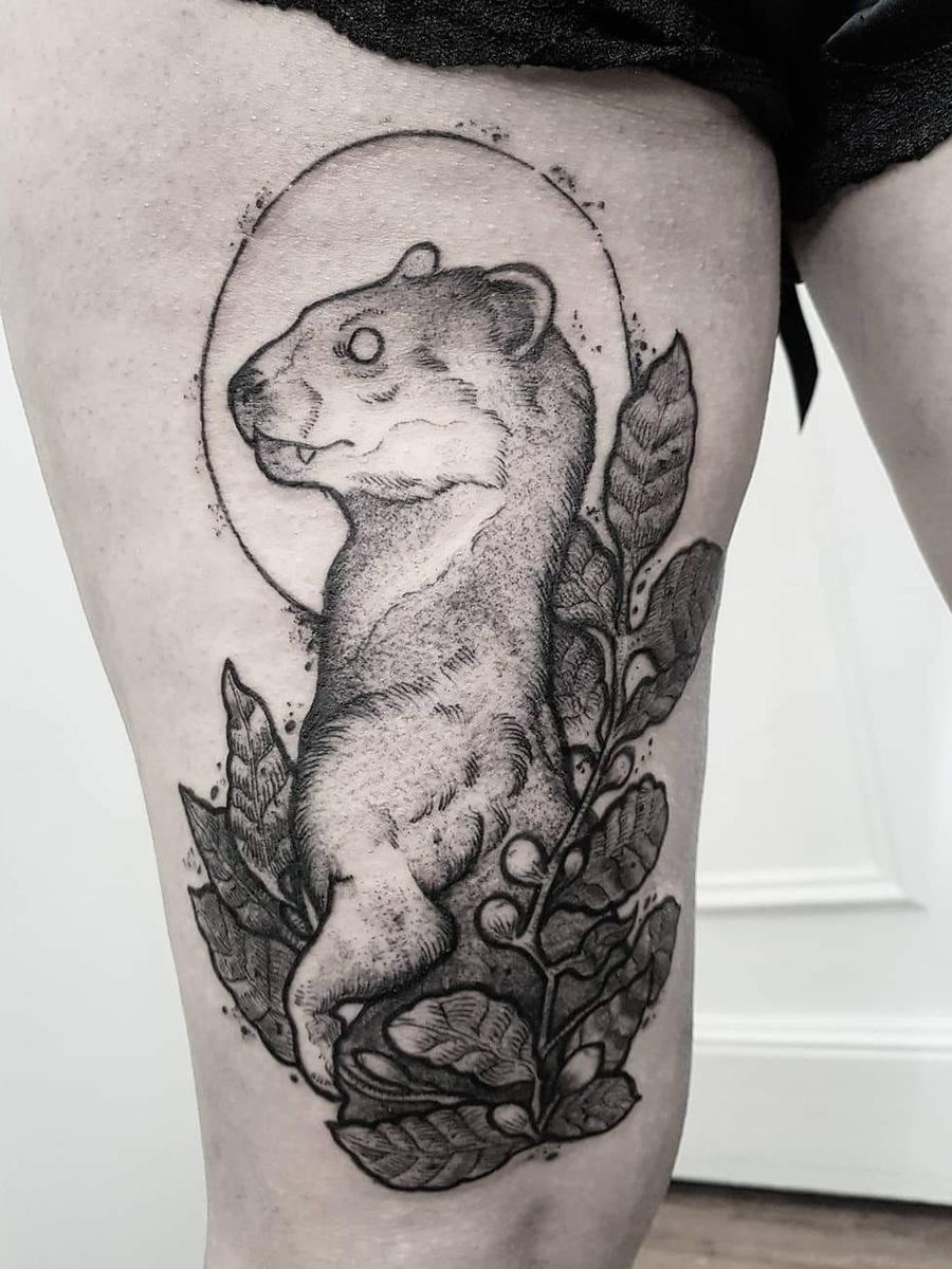 Tattoo uploaded by Jean Carcass • Weasel • Tattoodo