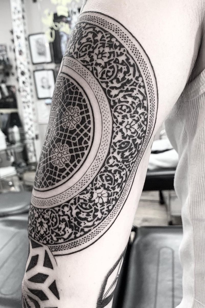 Tattoo uploaded by Armando Lopez • Geometric cover up • Tattoodo