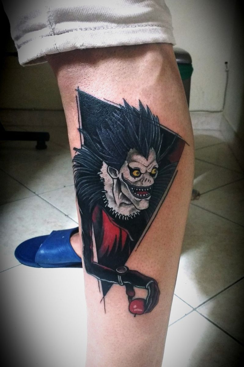 Tattoo uploaded by Steven Builes • Ryuk "Death Note " #animetattoo # ...
