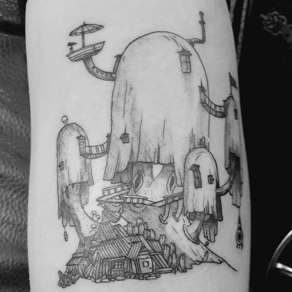 Adventure time treehouse tattoo - Bronctattooaus.com