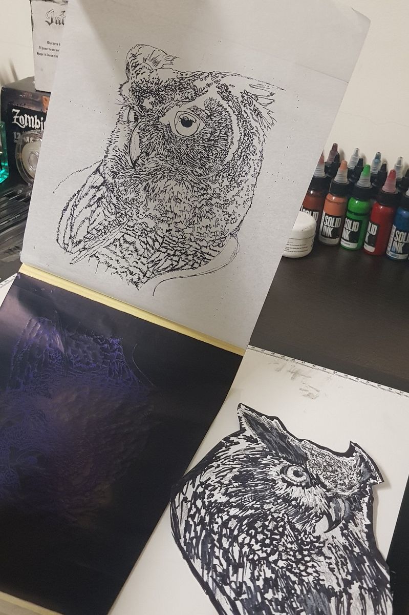 Tattoo uploaded by Sam Trew • First attempt at a large realism b&g ...